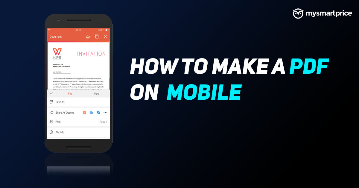 How To Create PDF File On Mobile Using Google Drive Google Docs Web Page More MySmartPrice