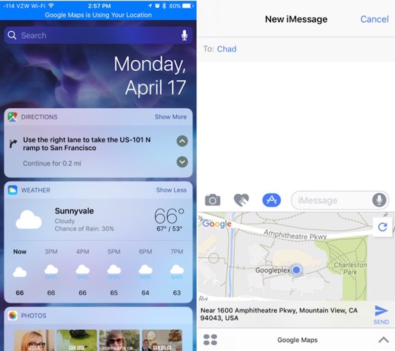 Google Maps For IOS Gets New Features Such As Directions Widget And 