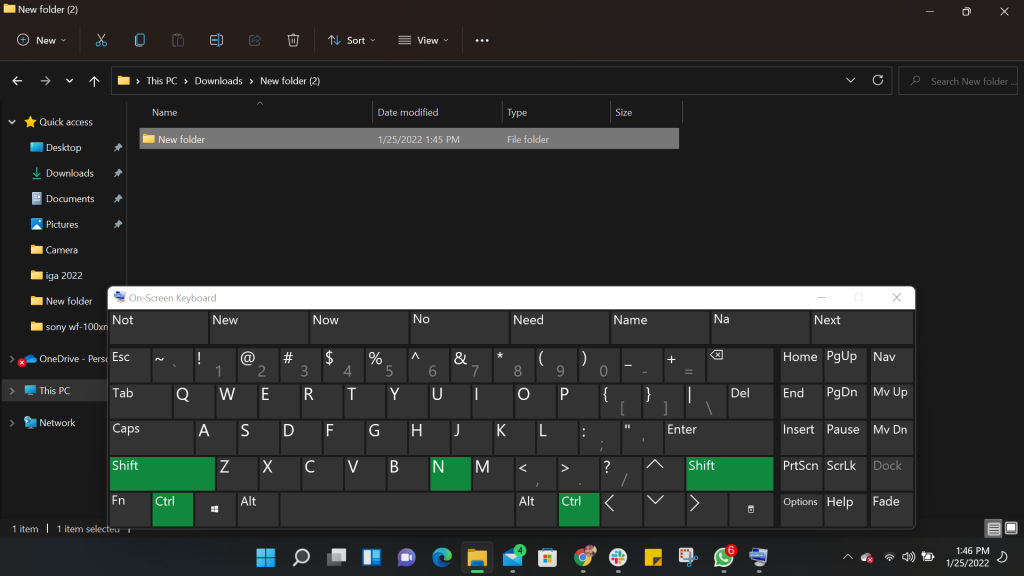 Shortcut Key Of A New Folder What Are The Shortcut Keys To Create A New Folder On Windows And 