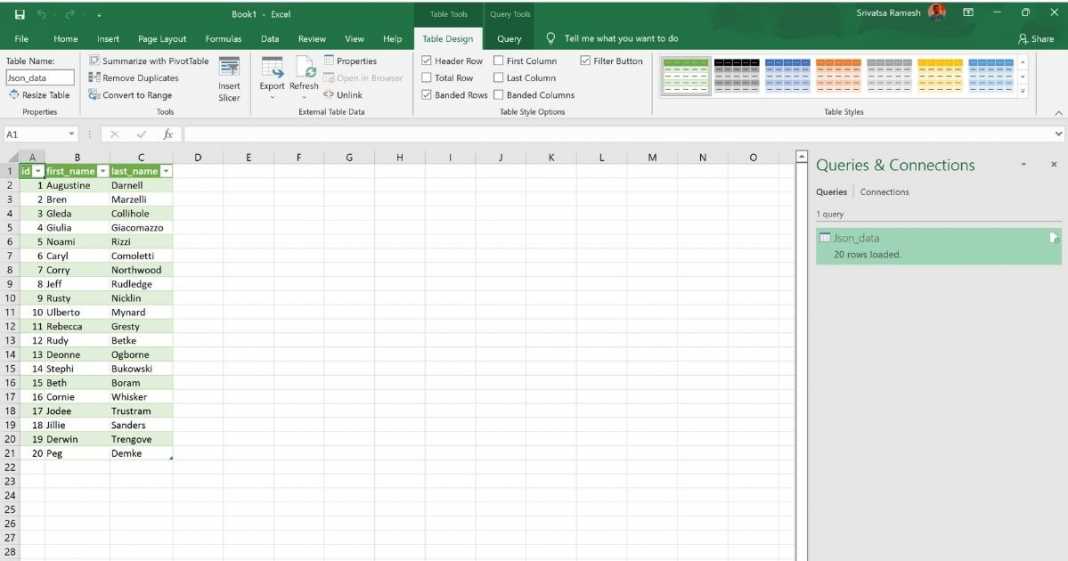 Convert JSON File To Microsoft Excel File How To Convert JSON File In 