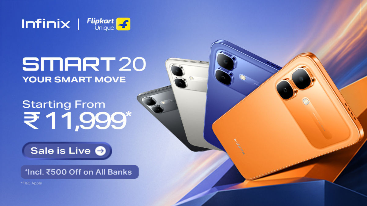 Infinix SMART 20 Goes on Sale in India With 120Hz Display, 7.7mm Slim ...
