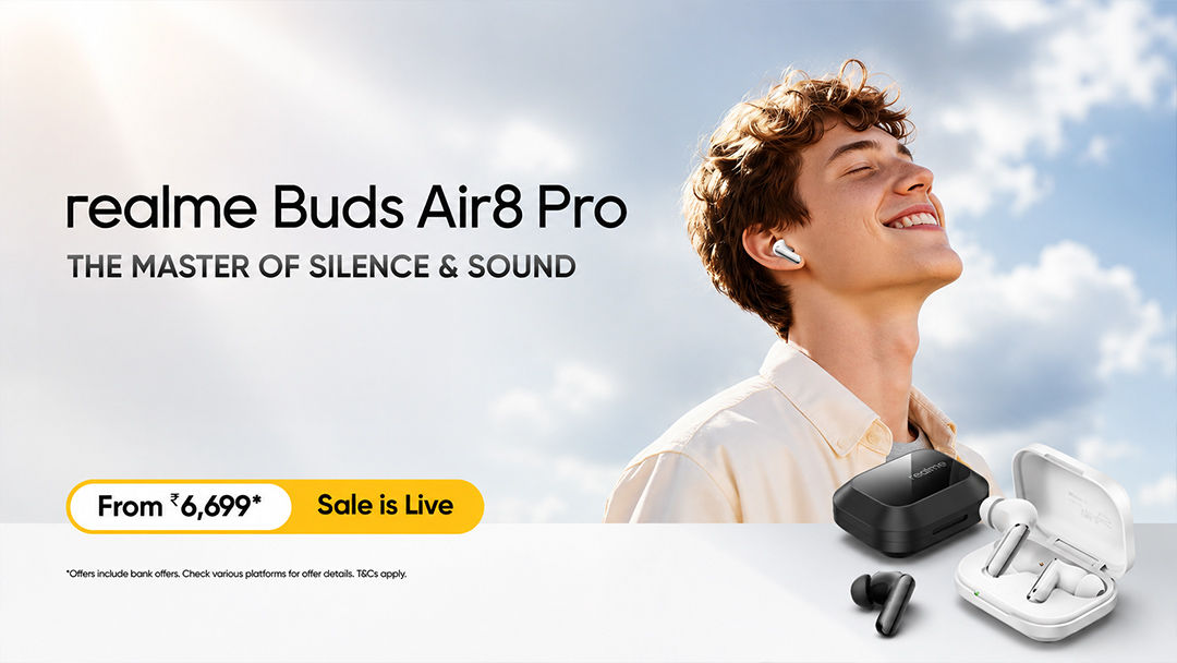 realme Buds Air8 Pro With 55dB ANC, 50-Hour Battery Life Goes on Sale ...